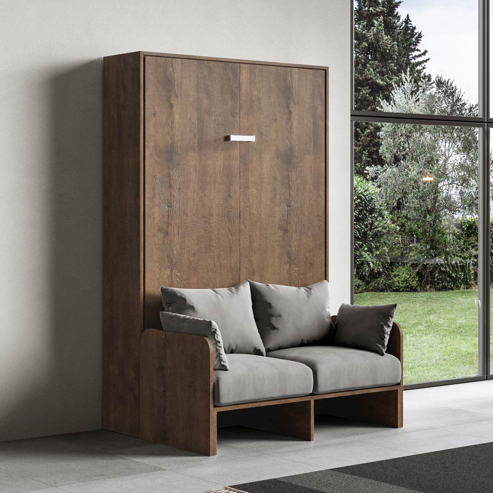 Letto alla Francese a Scomparsa Verticale con Divano