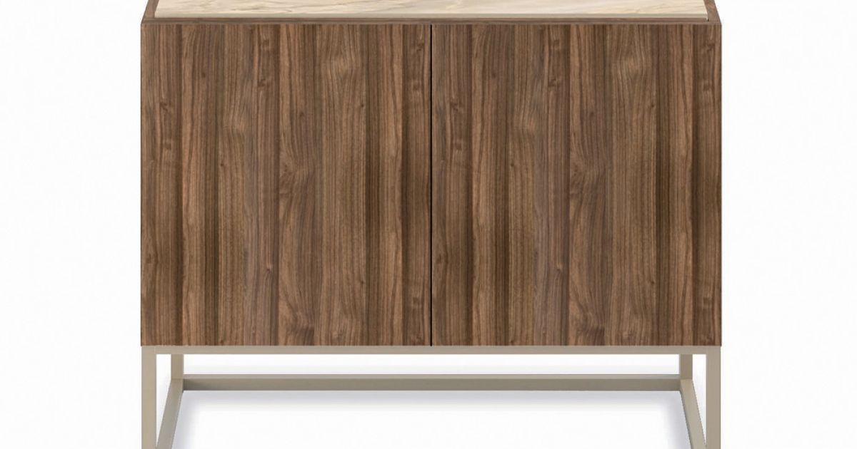 Madia con Ante Apertura Push-Pull in Legno Listellare