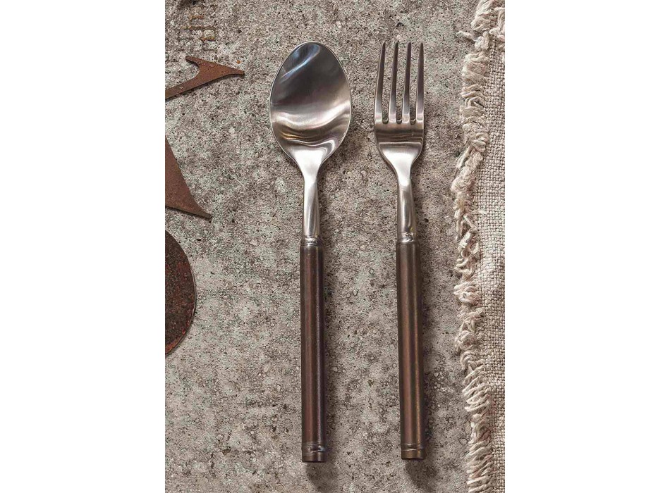 Servizio Posate Design in Acciaio Alta Qualità Artigianale