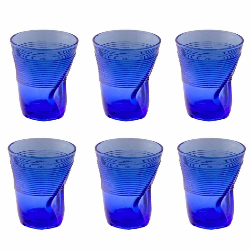 Bicchieri da Acqua Colorati Moderni e Particolari in Vetro