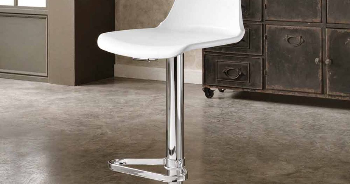 Sgabello in PVC dal design moderno Rizzo
