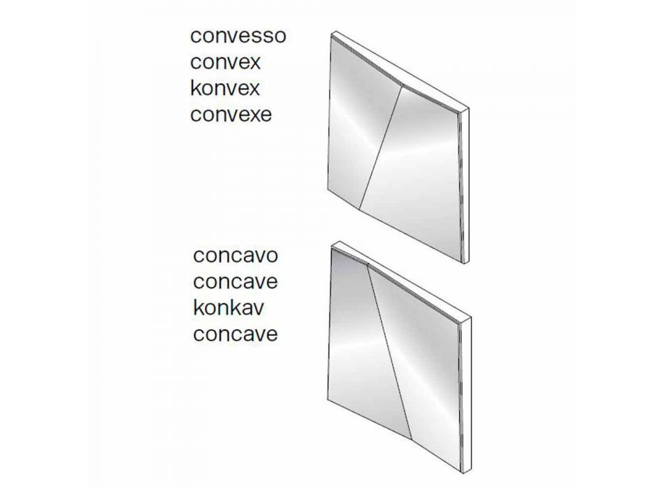 Specchiera da Parete Modulare di Design Moderno Made in Italy
