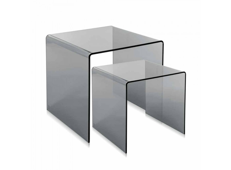 Tavolini moderni in plexiglass colorato fatti in Italia, Spinoso