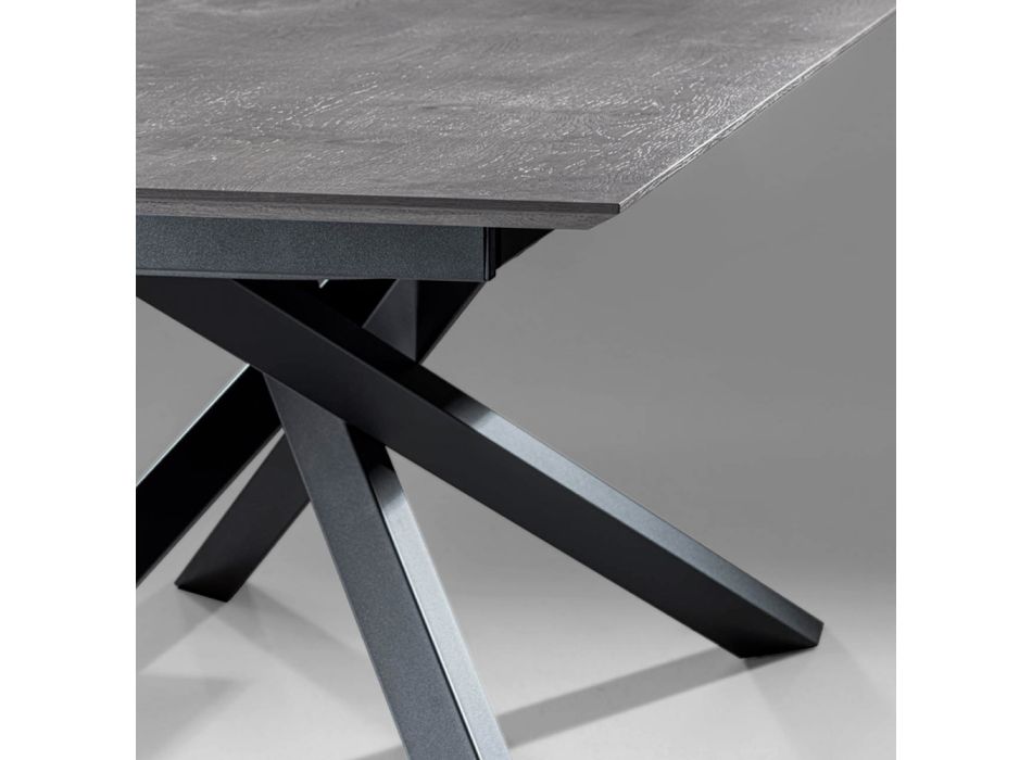Tavolo Allungabile con Piano Bisellato e Gambe S70