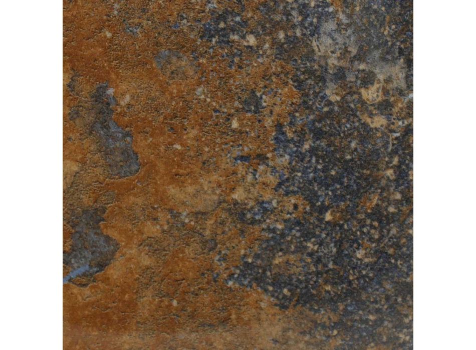 Tavolo con Base in Legno e Piano in Ceramica Thunderstorm